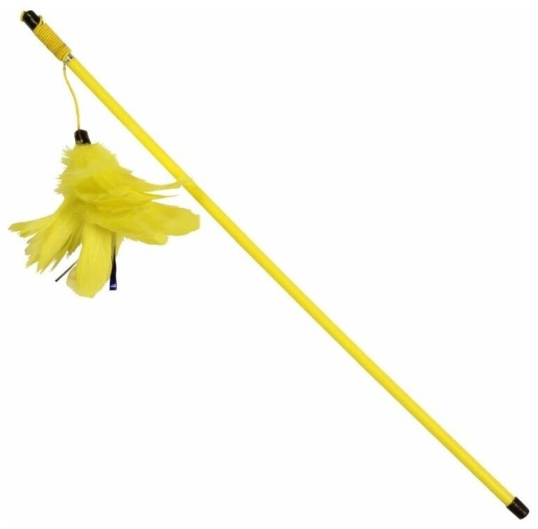 Triol Удочка-дразнилка "Жёлтые перья", 48 см (C4014)