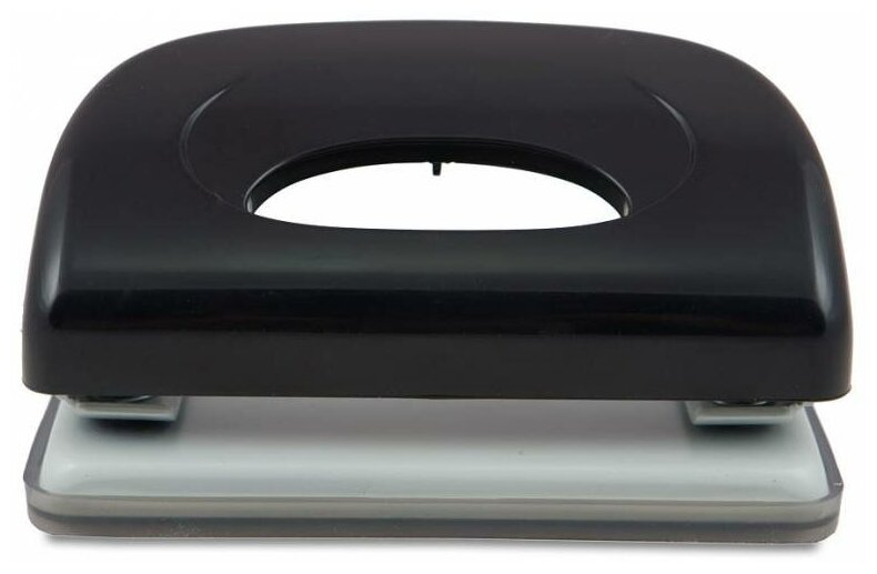 Набор из 24 штук Дырокол Kw-Trio Dolphin 091X9BLACK максимум: 10 листов пластик черный отверстия: 2 с линейкой