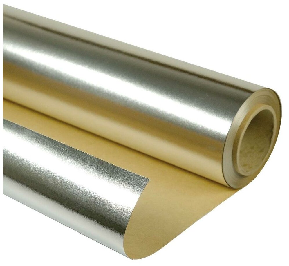 Фольга алюм. на бум. основе (0,91м*16,5 м/п) 15 м2