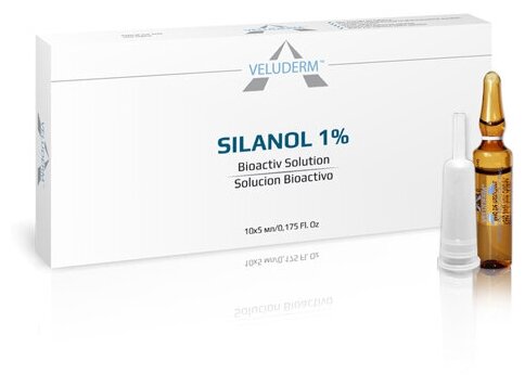 Veluderm Кремний органический 1,0% 5 мл (10 ампул по 5 мл.)