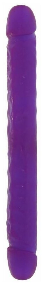 Двойной фиолетовый фаллоимитатор DOUBLE DONG LAVENDER - 30 см,30 см,3,8 см, фиолетовый, поливинилхлорид (ПВХ, PVC), Женский, Фаллоимитаторы