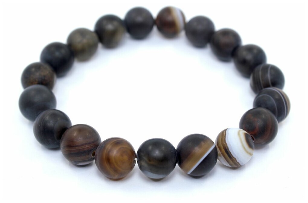 Браслет-нить, агат