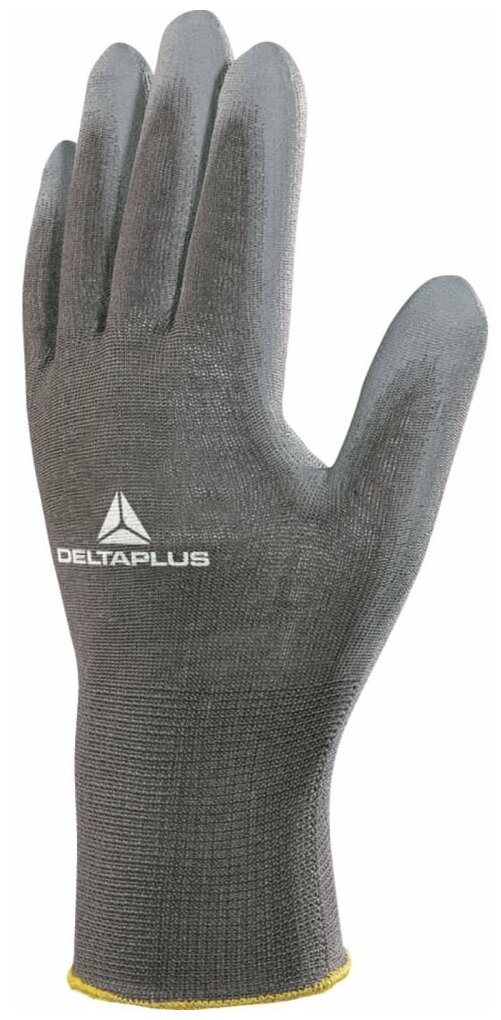 Полиэстеровые перчатки с полиуретановым покрытием Delta Plus VE702PG, р. 9 VE702PG09