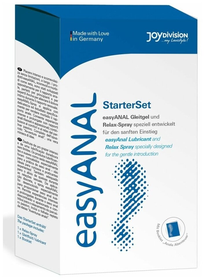 Набор лубрикантов для анального секса Joy Division easyANAL Starter Set