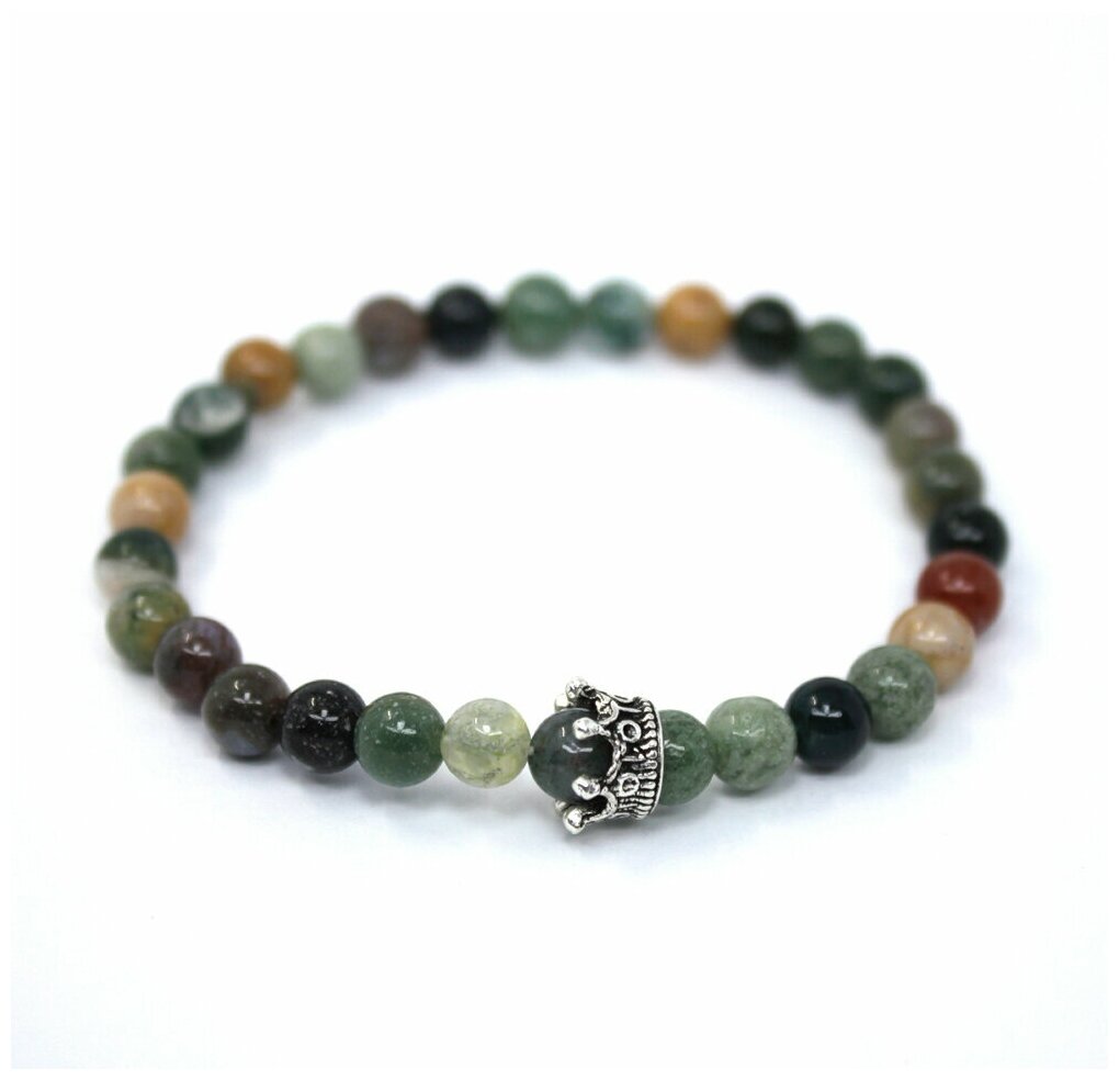 Браслет-нить Handinsilver ( Посеребриручку ), агат