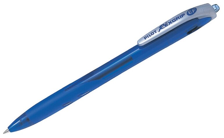 Ручка шариковая автоматическая Pilot "Rexgrip" синяя, 0,5мм, грип