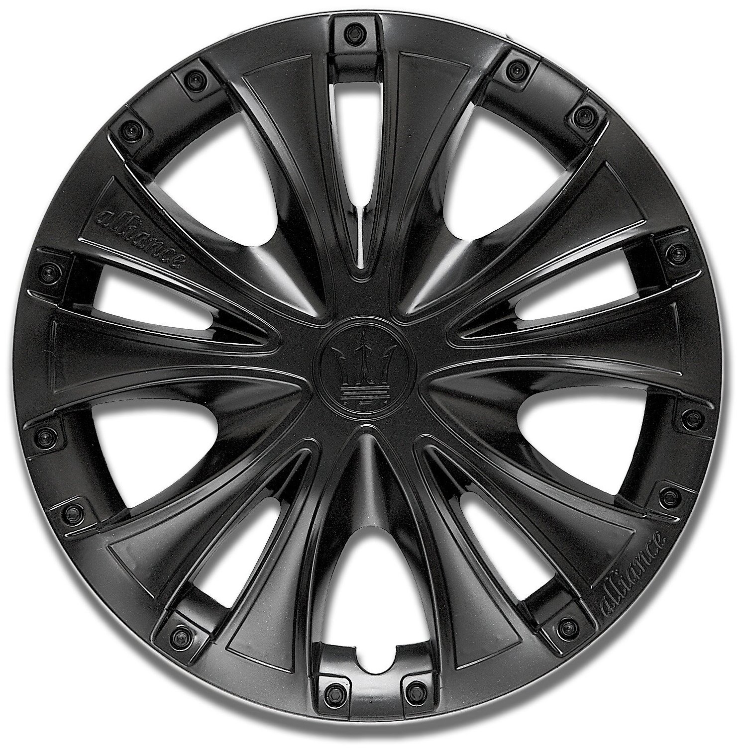 Колпаки альянс R14 черный, 4 шт