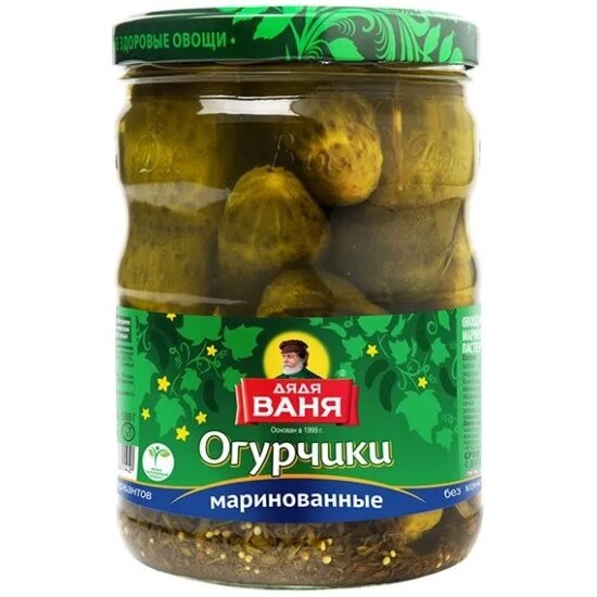 Огурцы Дядя Ваня маринованные 950 г