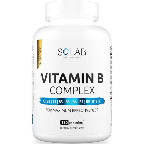 БАД Solab Витамины группы В 60 капсул