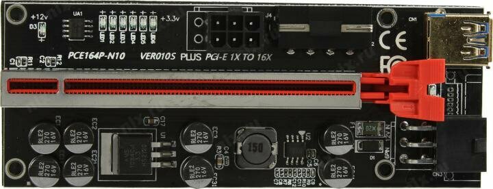 Райзер-карта PCI-Ex1 M --> PCI-Ex16 F