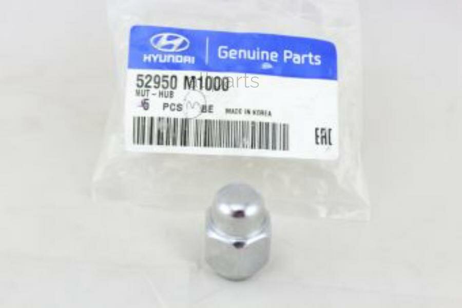 HYUNDAI-KIA 52950-M1000 Гайка колеса для литого диска HYUNDAI/KIA 52950-M1000