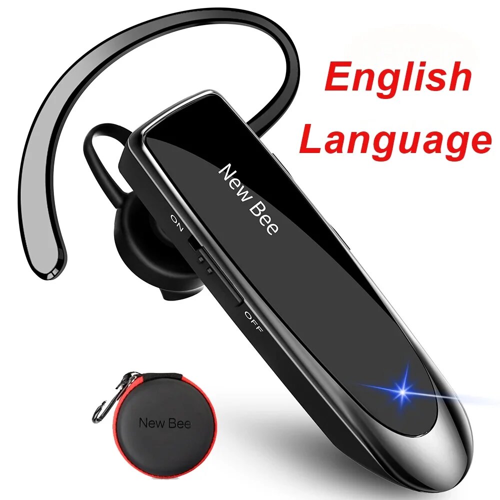 Беспроводная Bluetooth-гарнитура Bee с микро-крючком для ушей