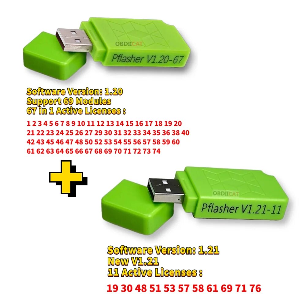 Модуль PFLASHER PCM Для Диагностического Инструмента SM2 Pro J2534 VCI, Модели 67 and 11