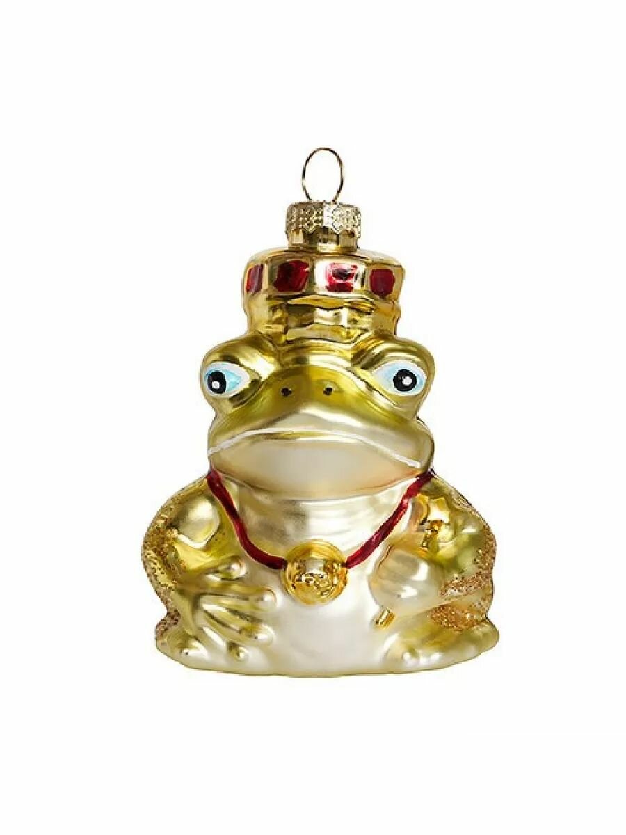 Игрушка на елку Королевская жаба 8.5см