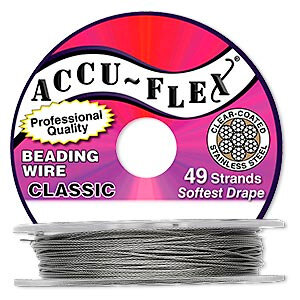 Тросик ювелирный Accu-Flex 49 струн, 0.61мм (0.024in), стальной, 50 см