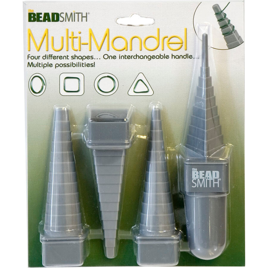 Набор для работы с проволокой, Bead Smith, мандрели разных форм со сменной ручкой, 4 шт, пластик, 1 шт.