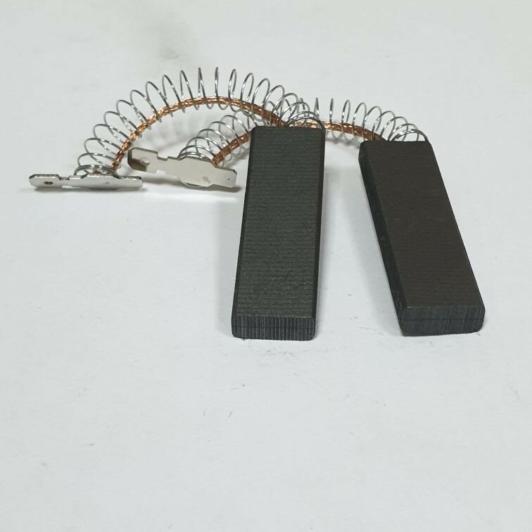 Щетки для стиральной машины Bosch, Siemens, Neff, Gaggenau (5x13.5x43.3 мм) с пружиной и клеммой 04BO06S