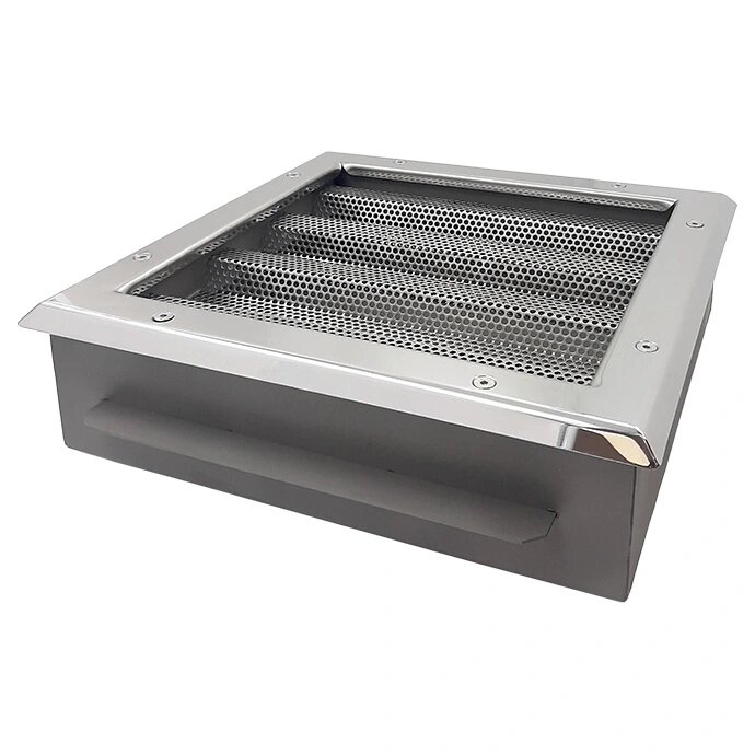 Водозабор сетчатый Xenozone, квадратный, 130 м3/ч, 480 х 400 мм, подключение 2 х 3" ВР, AISI-304, под пленку, цена - за 1 шт