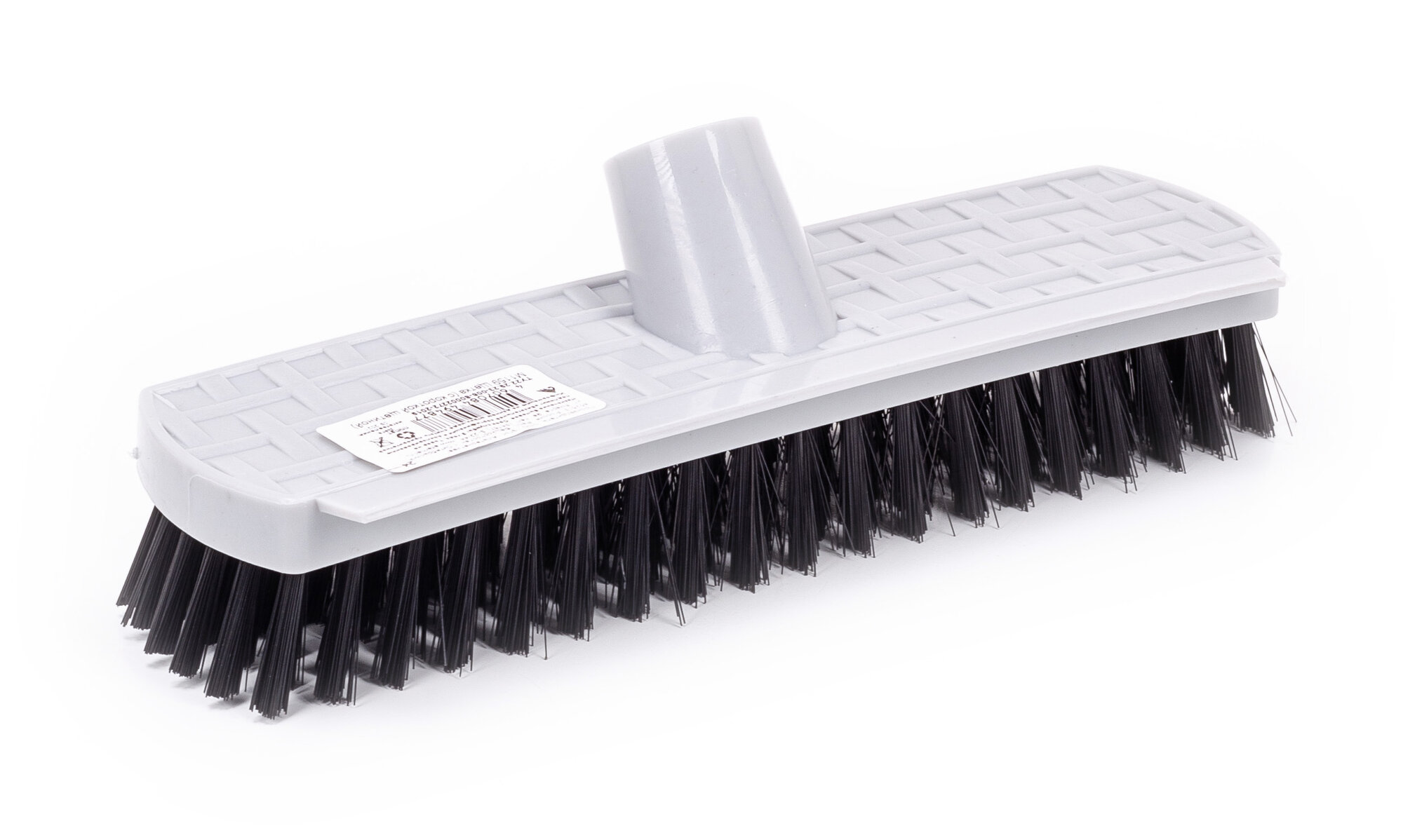 Щетка Альтернатива для пола с короткой щетиной пластик серый 230х70х70мм