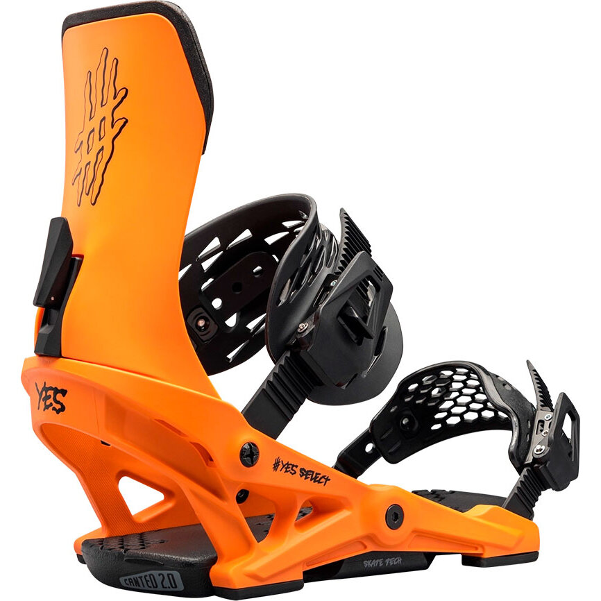 Крепления сноубордические YES SELECT (24/25) Bright Orange, L