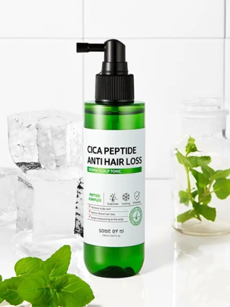 Тоник Some By Mi Cica Peptide Anti Hair Loss, против выпадения волос, с экстрактом центеллы, 150 мл