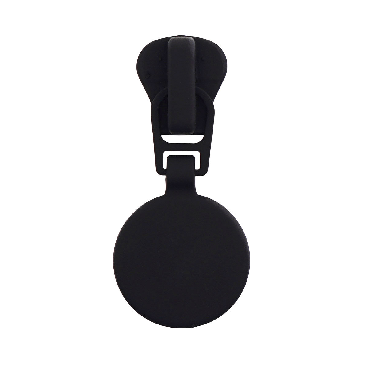 Бегунок для молнии 5 трактор, с прорезиненным покрытием, Айрис, 33*17,8 мм (черный), 20 шт