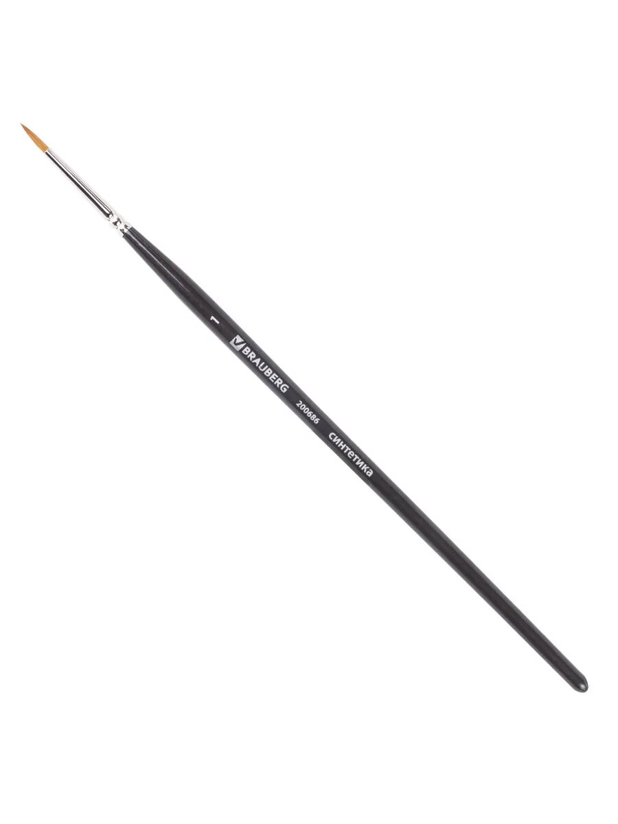 Кисть художественная, синтетика мягкая под колонок, № 1