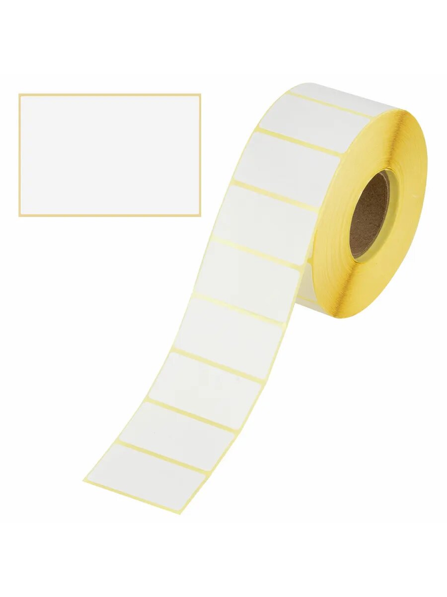 5шт Этикетка ТермоТоп (47х26 мм), 2000 этикеток в ролике, с