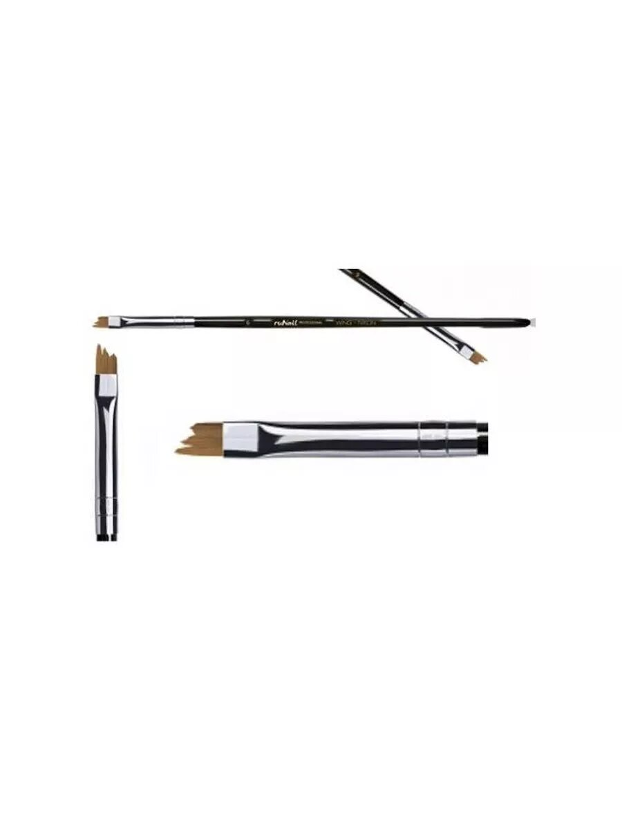 Кисть для геля RuNail Professional"Deep Smile" №6, синтетическая