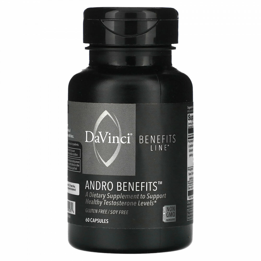 DaVinci Laboratories, Benefits Line™, Andro Benefits™, 60 капсул