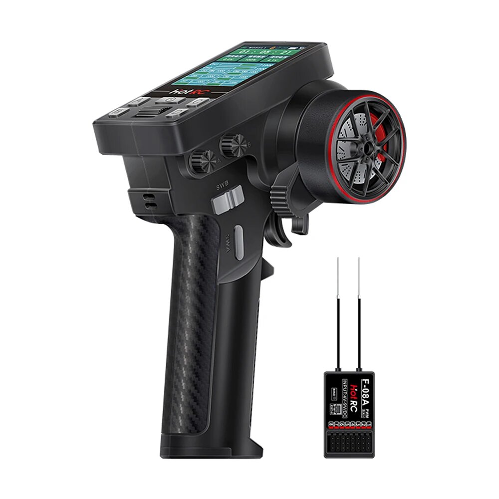 Радиосистема HotRC CT-8B 10CH для моделей автомобилей и катеров