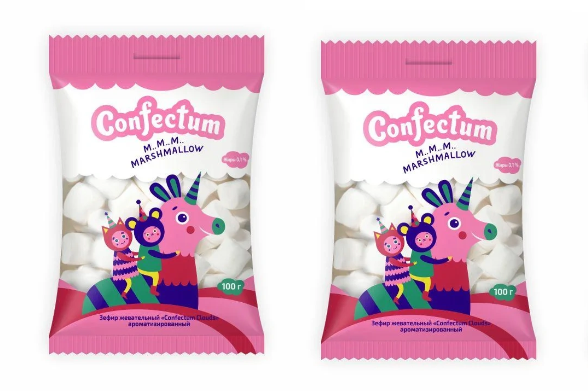 Маршмеллоу Confectum Clouds Тучки-Штучки, 200 гр, 2 шт