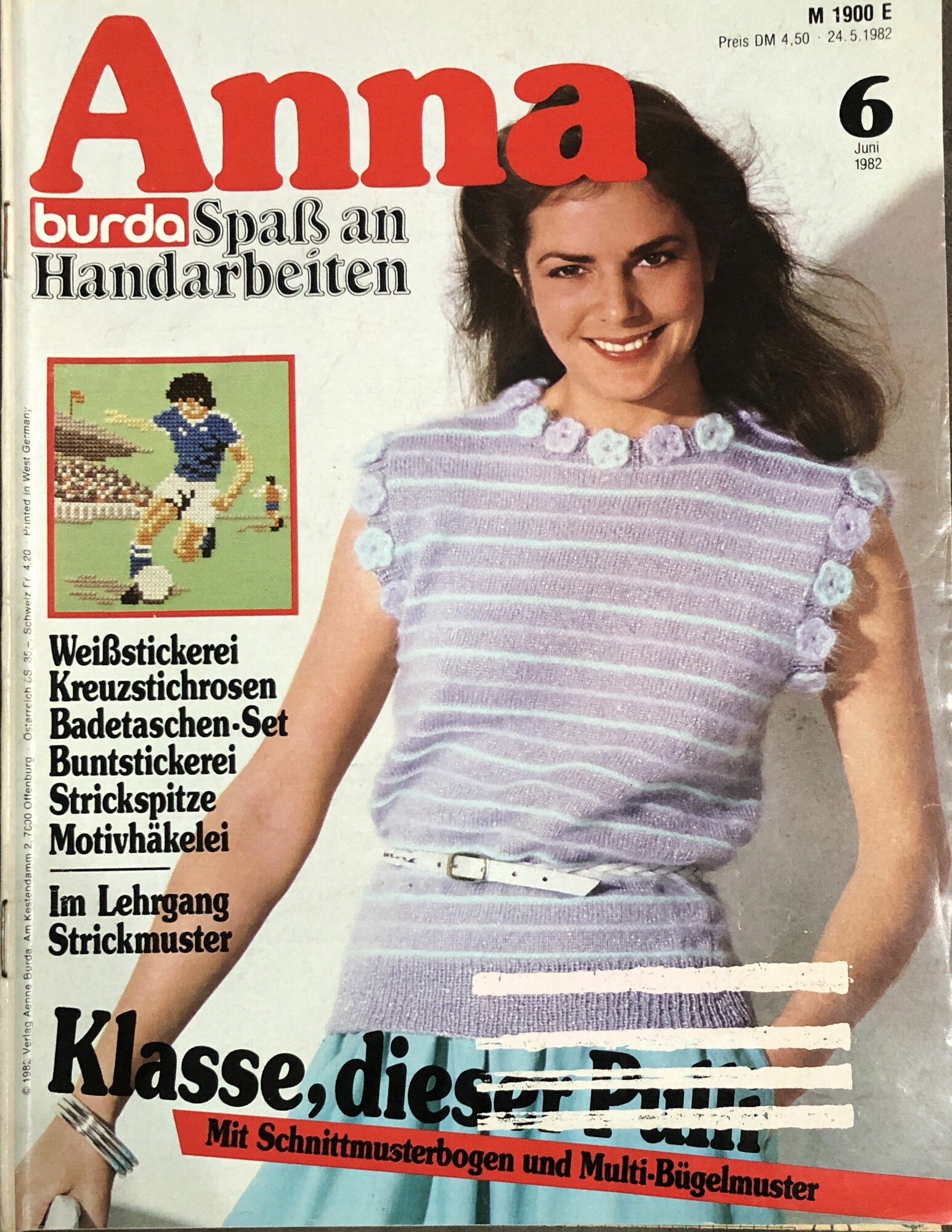 Журнал по рукоделию Анна/Anna на немецком 6 1982 № 42
