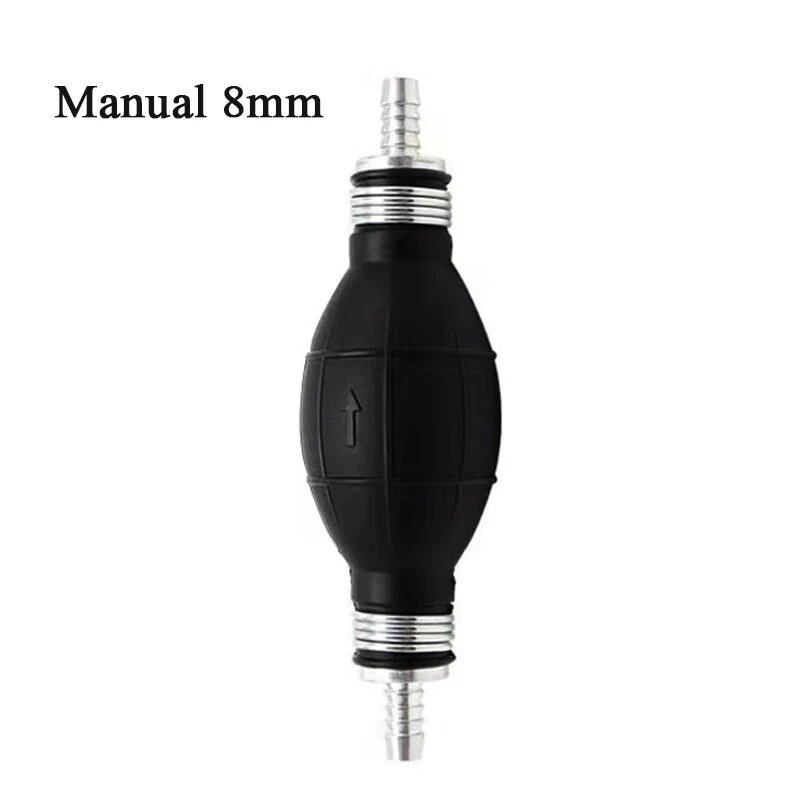 6/8/10/12mm Universal Fuel Pump Rubber Manual Liquid Oil Transfer Pump Petrol Diesel Hand Primer Bulb for Car Marine Outboard