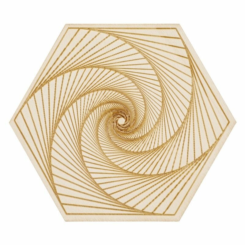 Деревянная доска для гадания с маятником, цветок, круглый круг, поделки из дерева