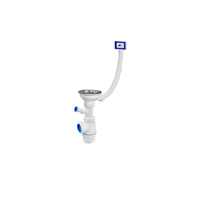 Сифон ВИР Пласт "элит" 30986176 1-1/2 дюйма х 40 с отводом.