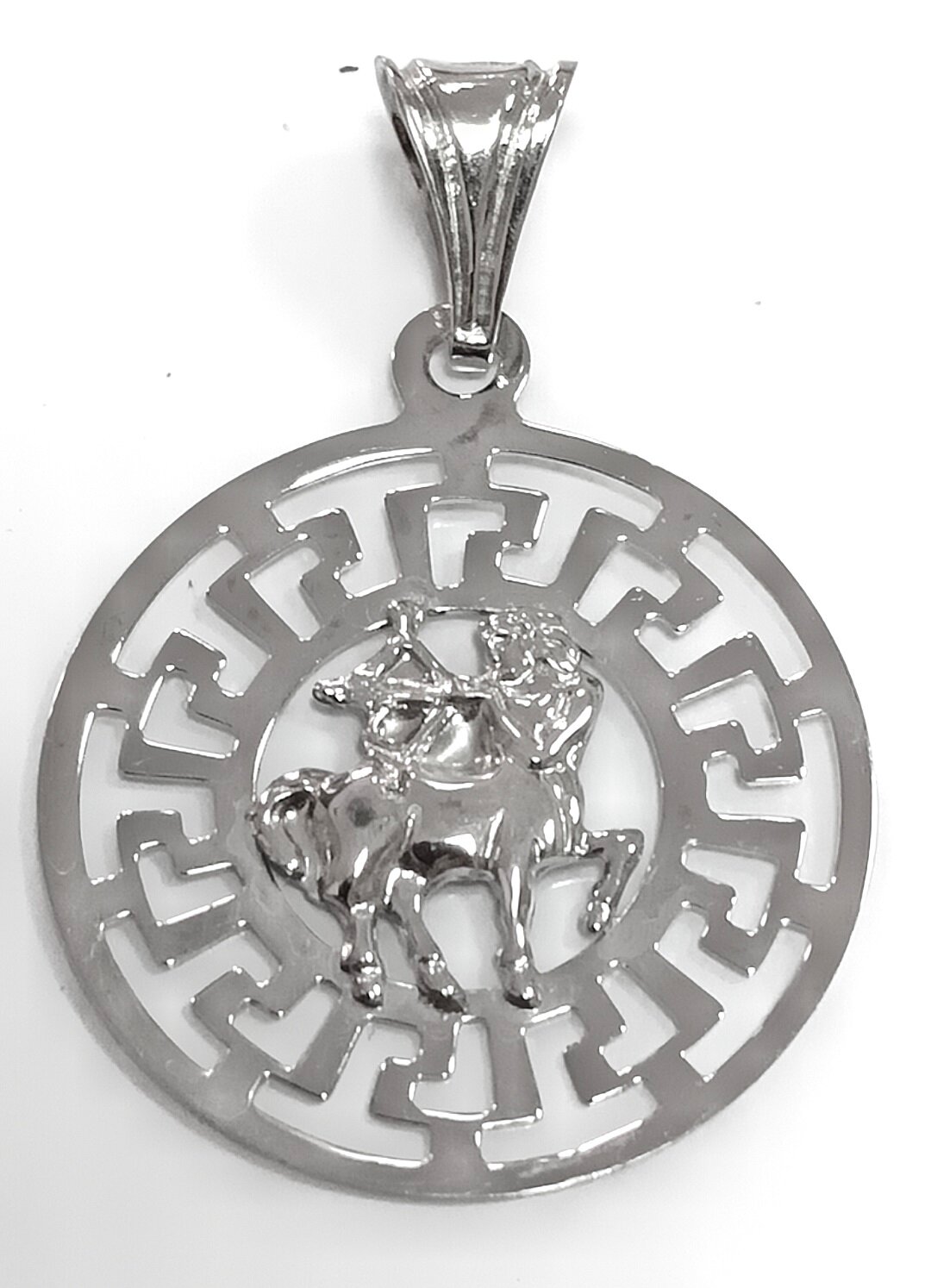 Подвеска, серебро, 925 проба, родирование