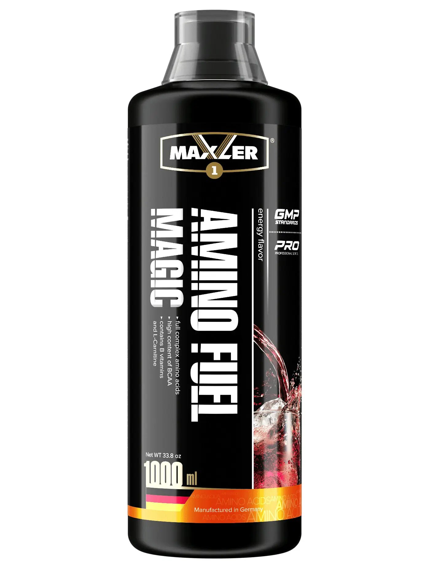 Жидкий аминокислотный комплекс, Maxler Amino Magic Fuel 1000 мл вкус Энергетик