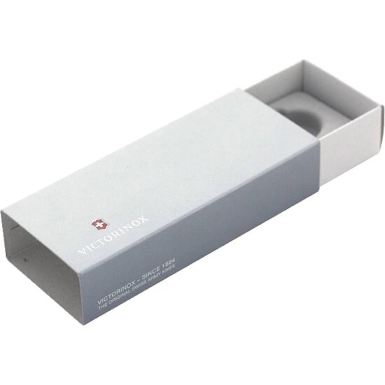 Коробка для ножей Victorinox 91 мм толщиной до 3 уровней, картонная, серебристая