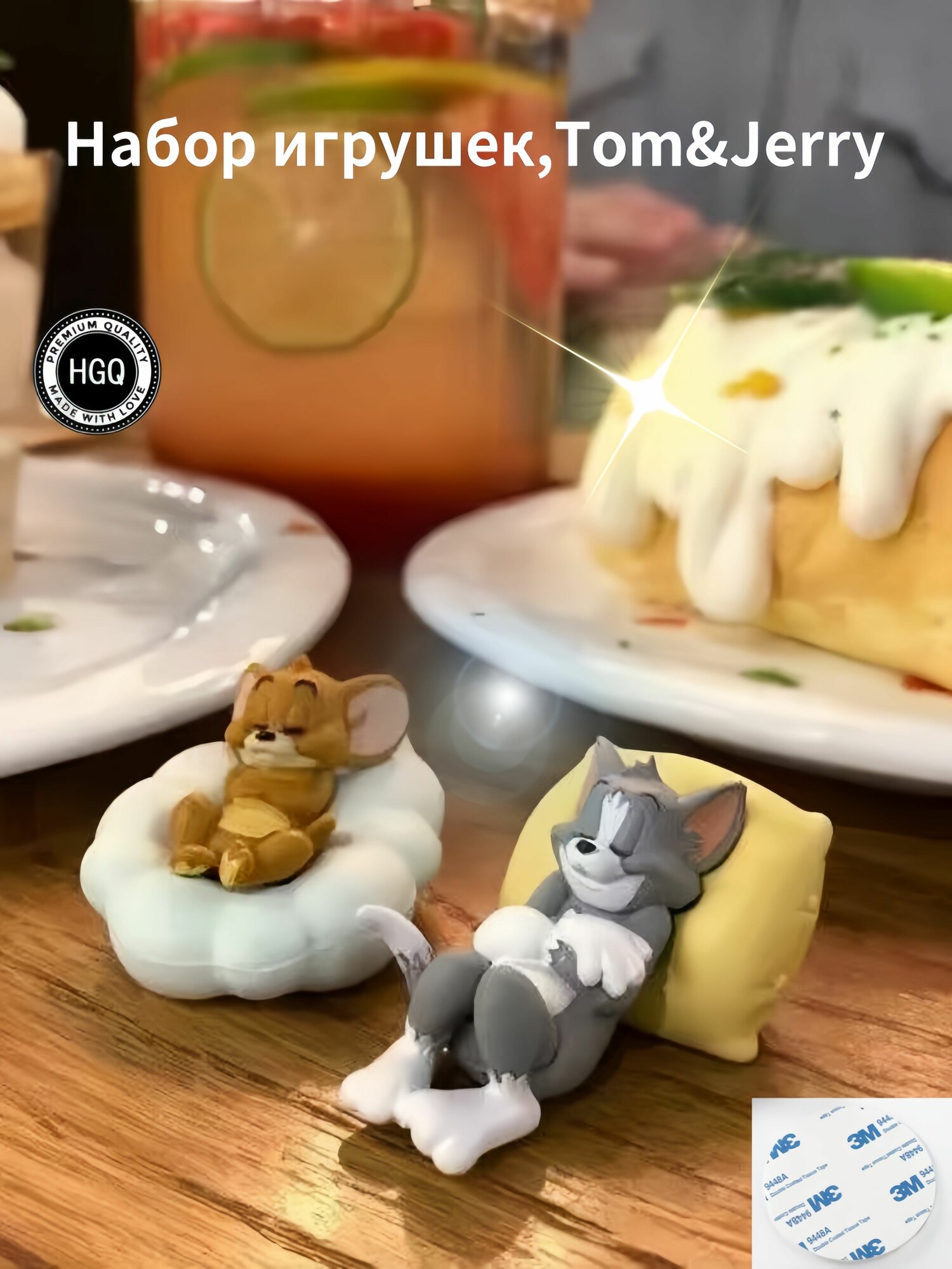 Две маленькие скульптуры Tom&Jerry