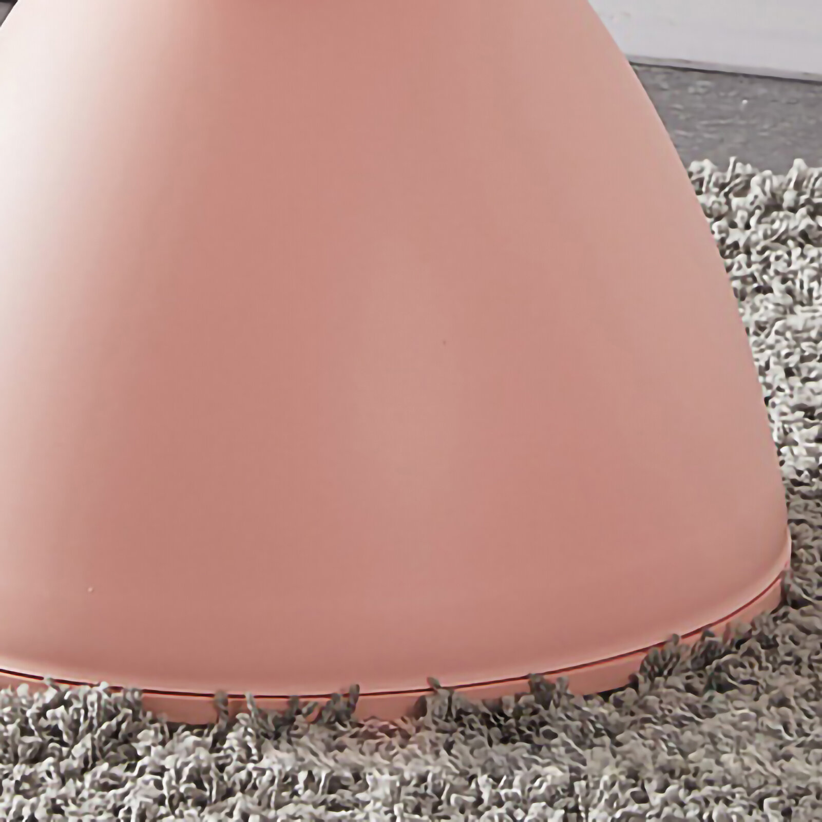 Пластиковый круглый табурет с утолщенным круглым углом, сильный подшипник, современный маленький табурет для дома, розовый