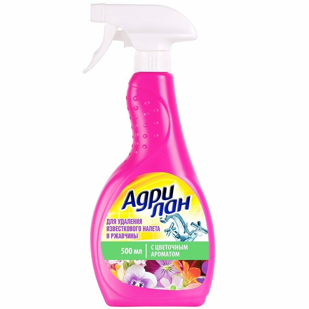 Чистящий спрей Адриа "Адрилан", для удаления известкового налета и ржавчины, 500 мл