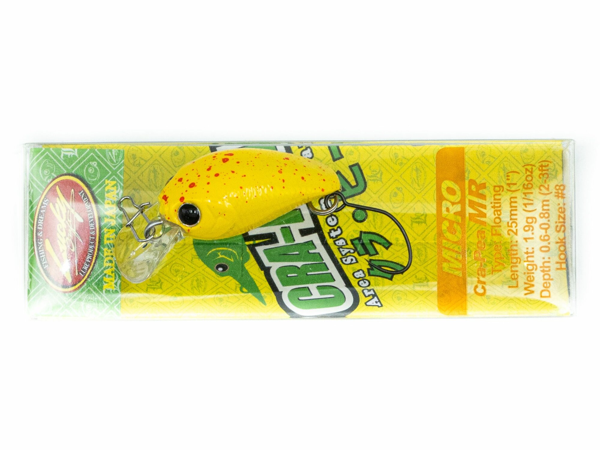 Воблер рыболовный Lucky Craft Micro Cra-Pea MR, 1.9 гр, на форель, цвет #Piri Kara