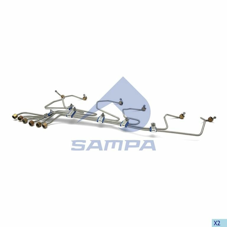 Трубка топливная комплект для МАН арт 020707 SAMPA