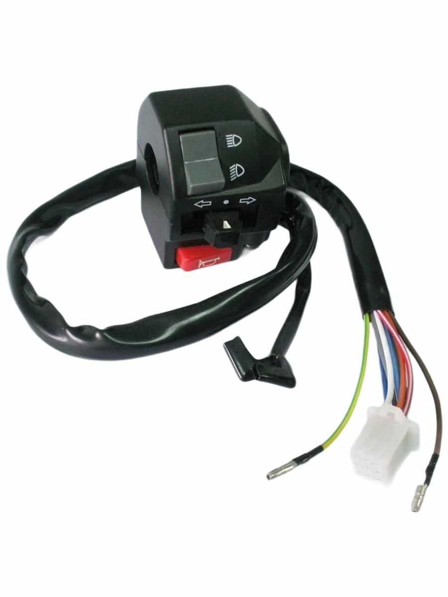 Блок переключателей рулевой левый в сборе, мотоцикл Stels 400 GT, 89312 (item:200)