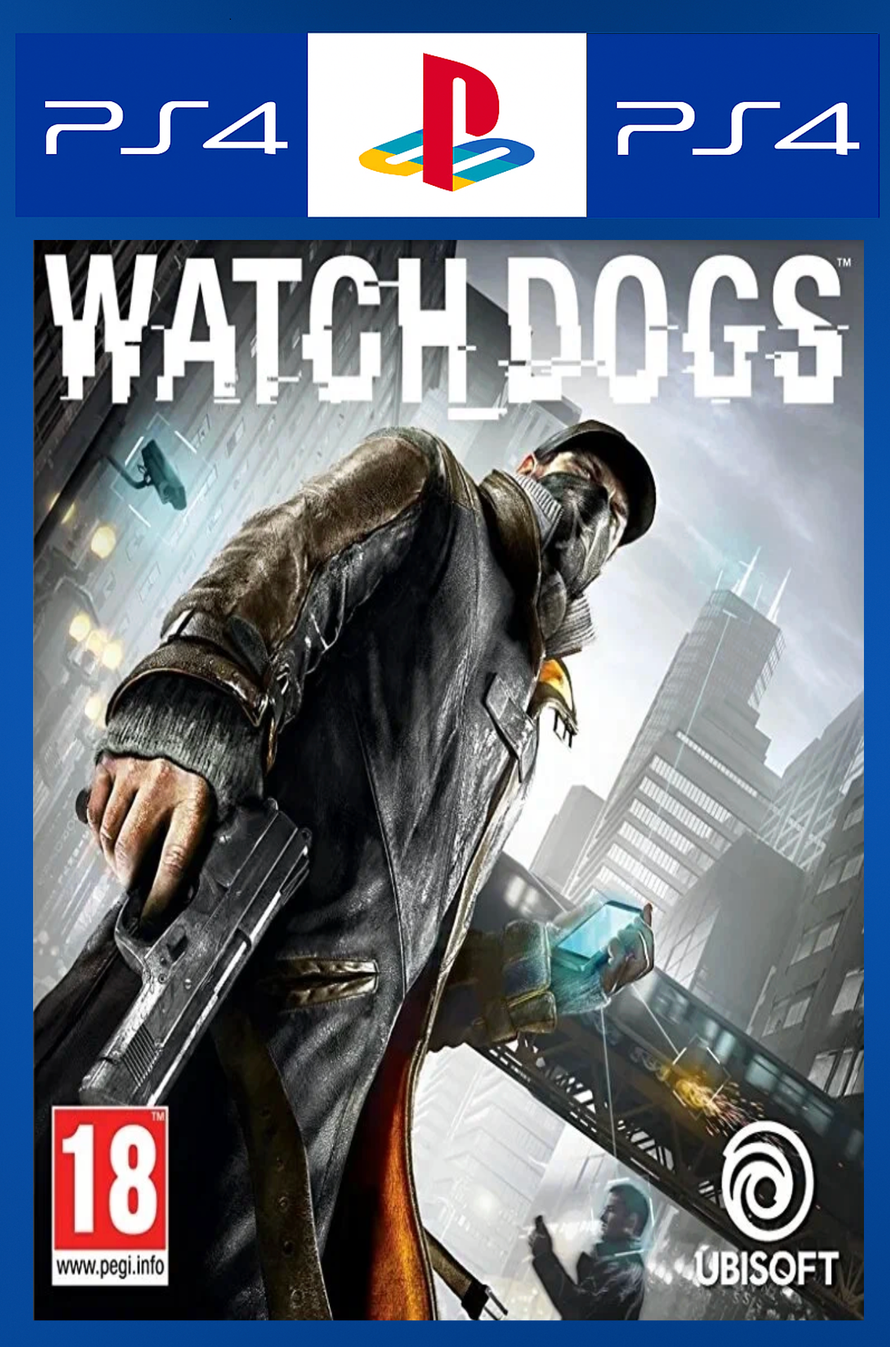 Игра Watch Dogs для Playstation 4, Русская озвучка, Цифровая версия