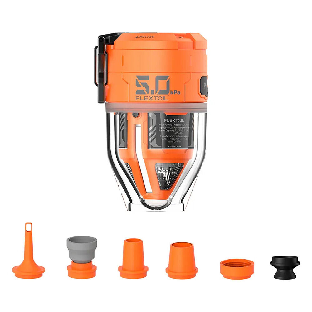 Насос Портативный Flextail Max Pump 3 Orange
