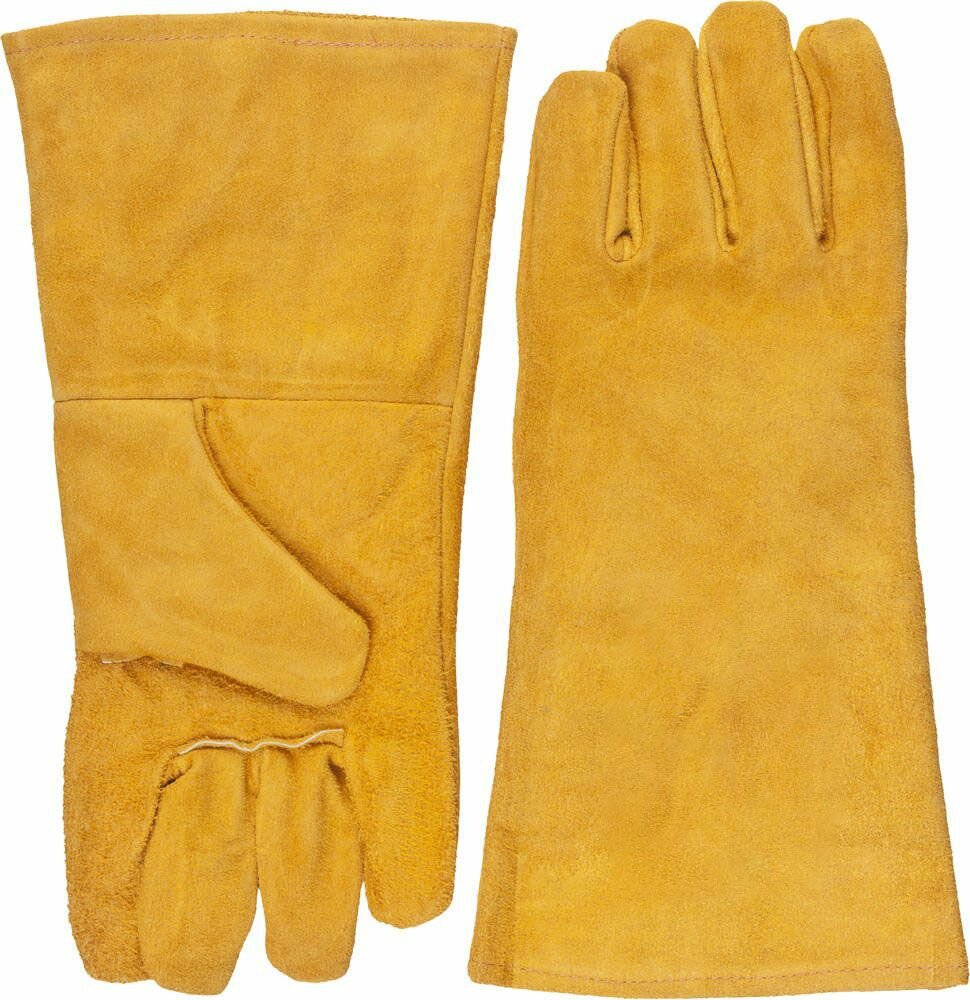 Термостойкие краги STAYER PROFI, 350 мм, XL, спилковые, подкладка, сварка, тяжелые работы, профессиональные 11332-XL_z01