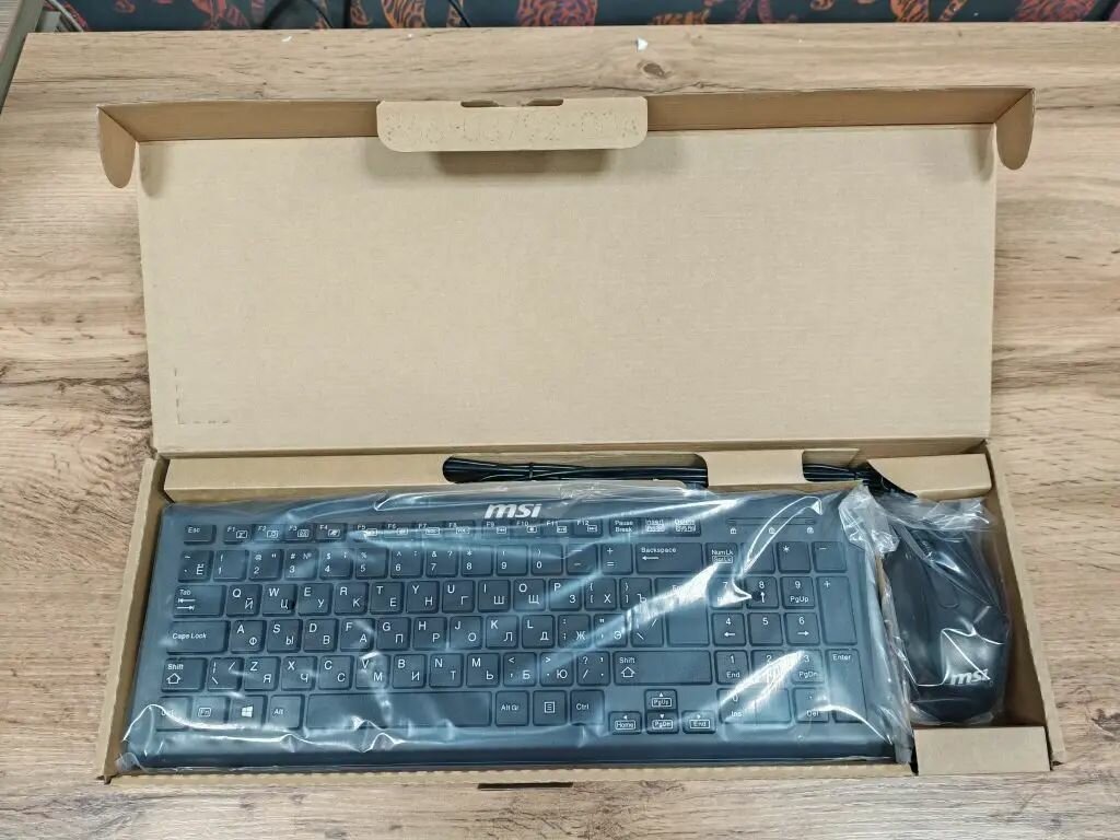 Клавиатура и мышь MSI проводные
