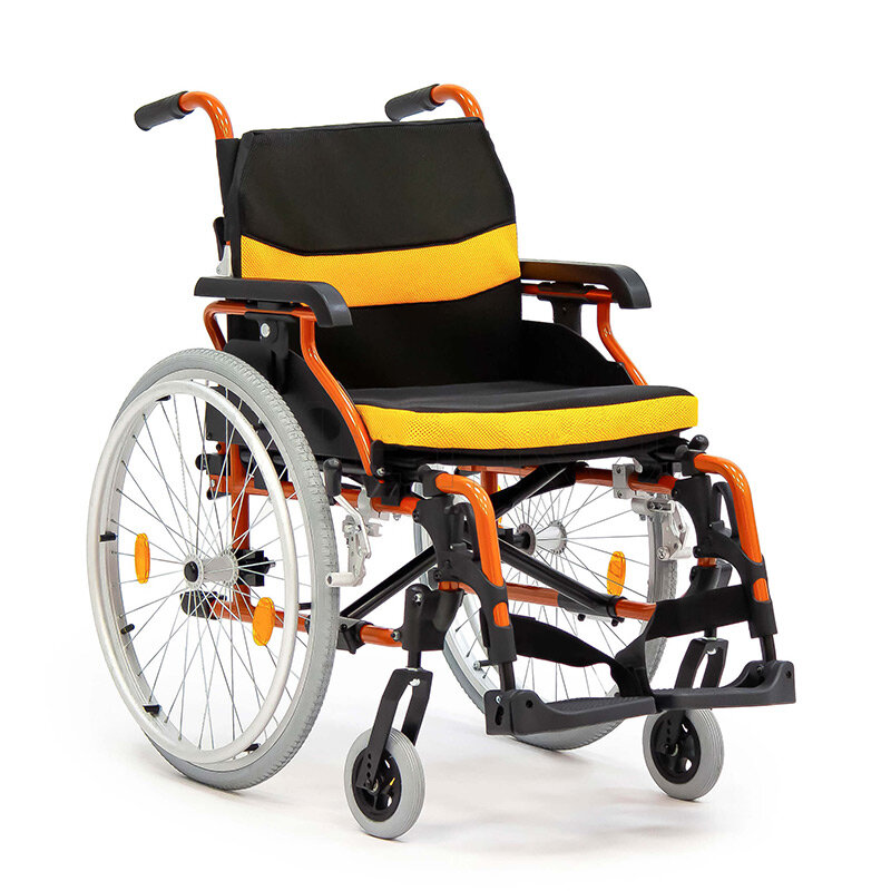 Кресло-коляска инвалидное MET MK-200 (Stable) (46см, PP, с насосом) (21466)